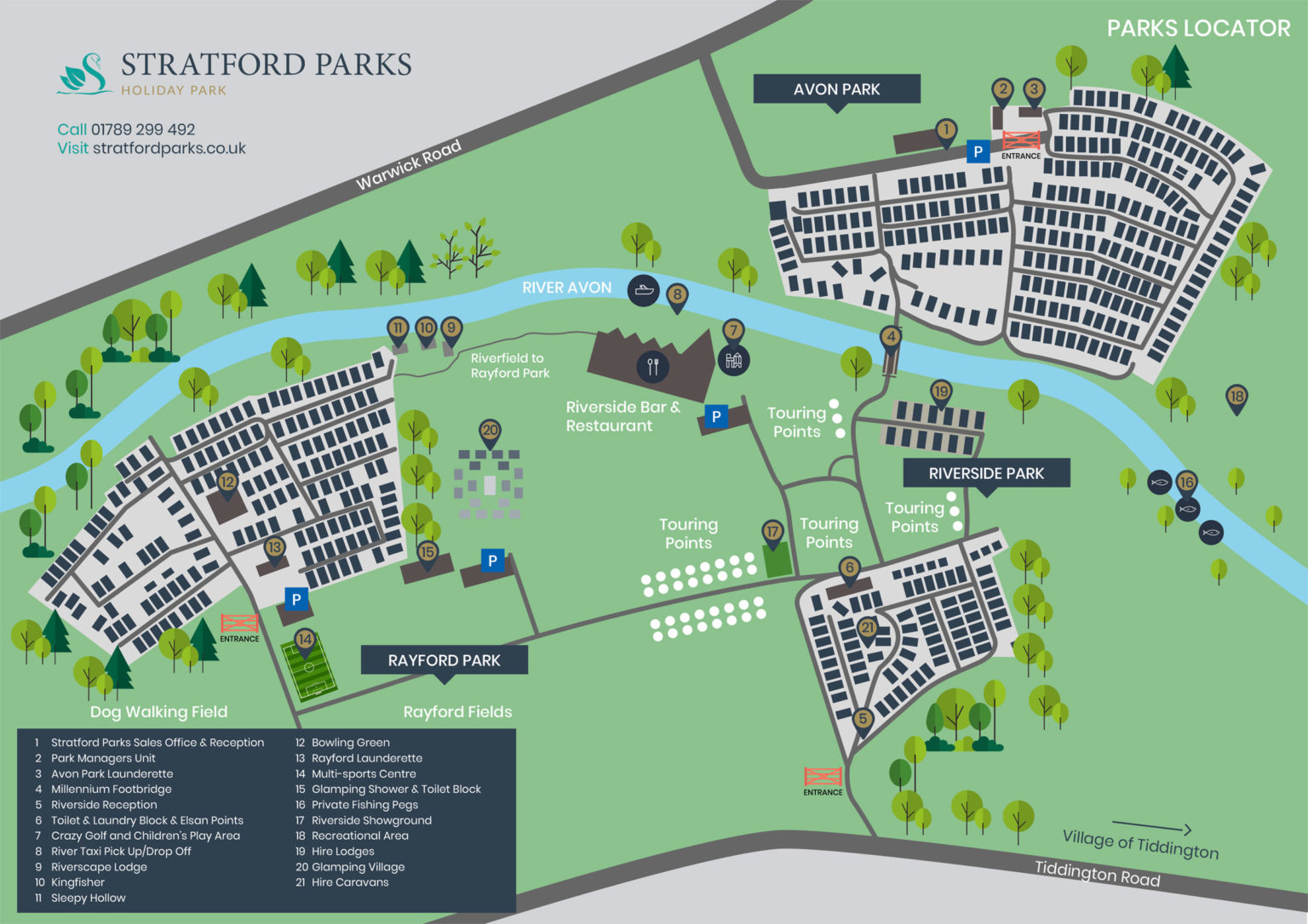Stratford Parks - Park Map | Stratford Parks