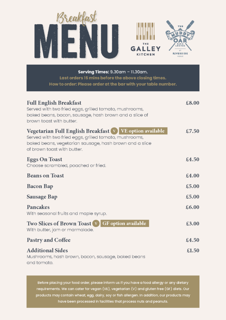 Riverside Restaurant in Stratford-upon-Avon | Riverside Venue